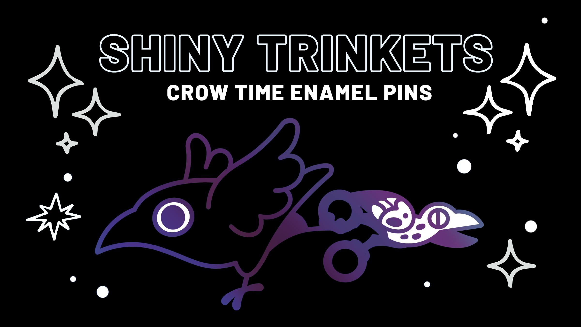 Shiny Trinkets - Crow Time Enamel Pins Project Update: Pins Ordered ...