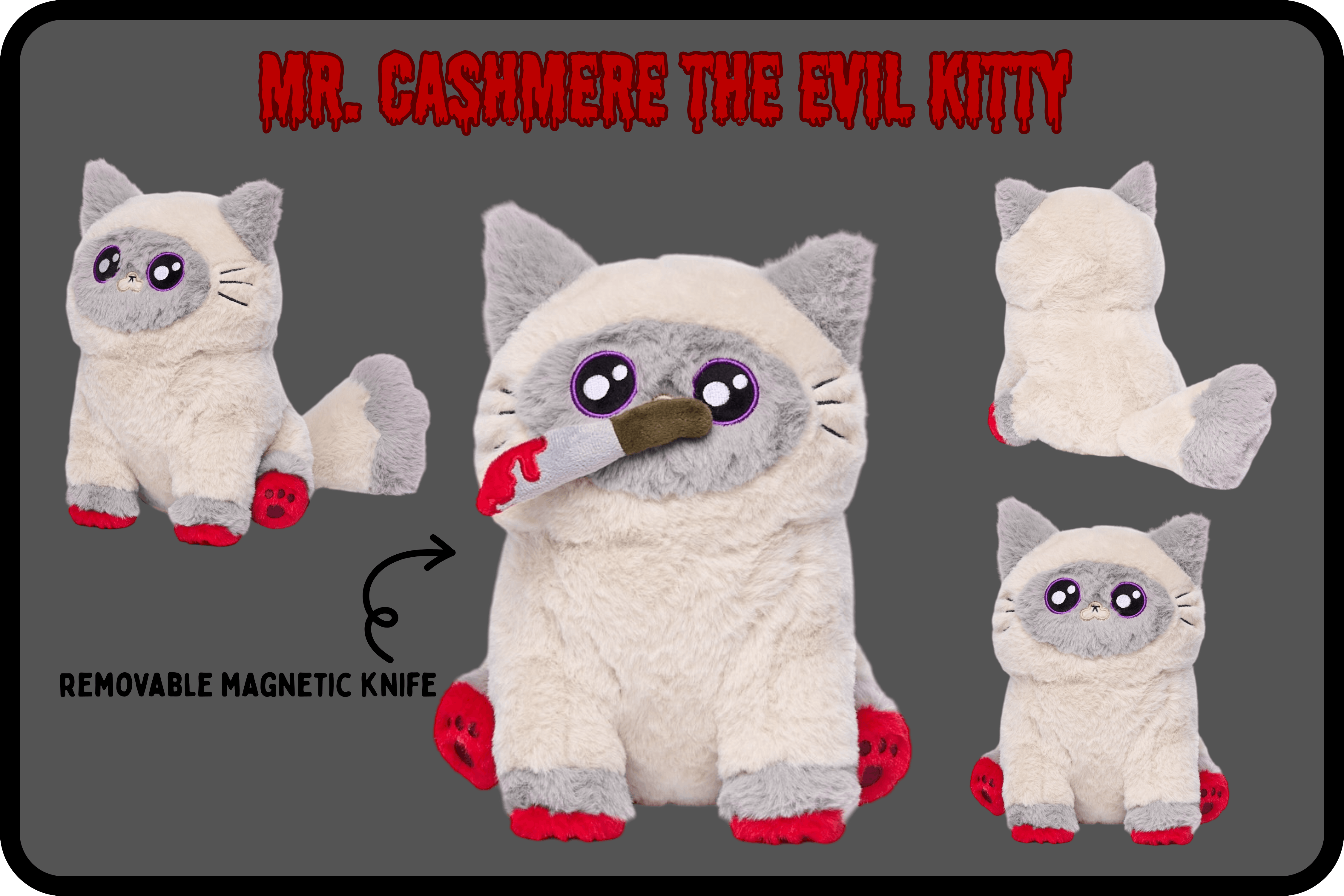 Scary Cats! Spooky Kitty Plushies Project Update: Tuni the Pumpkin ...