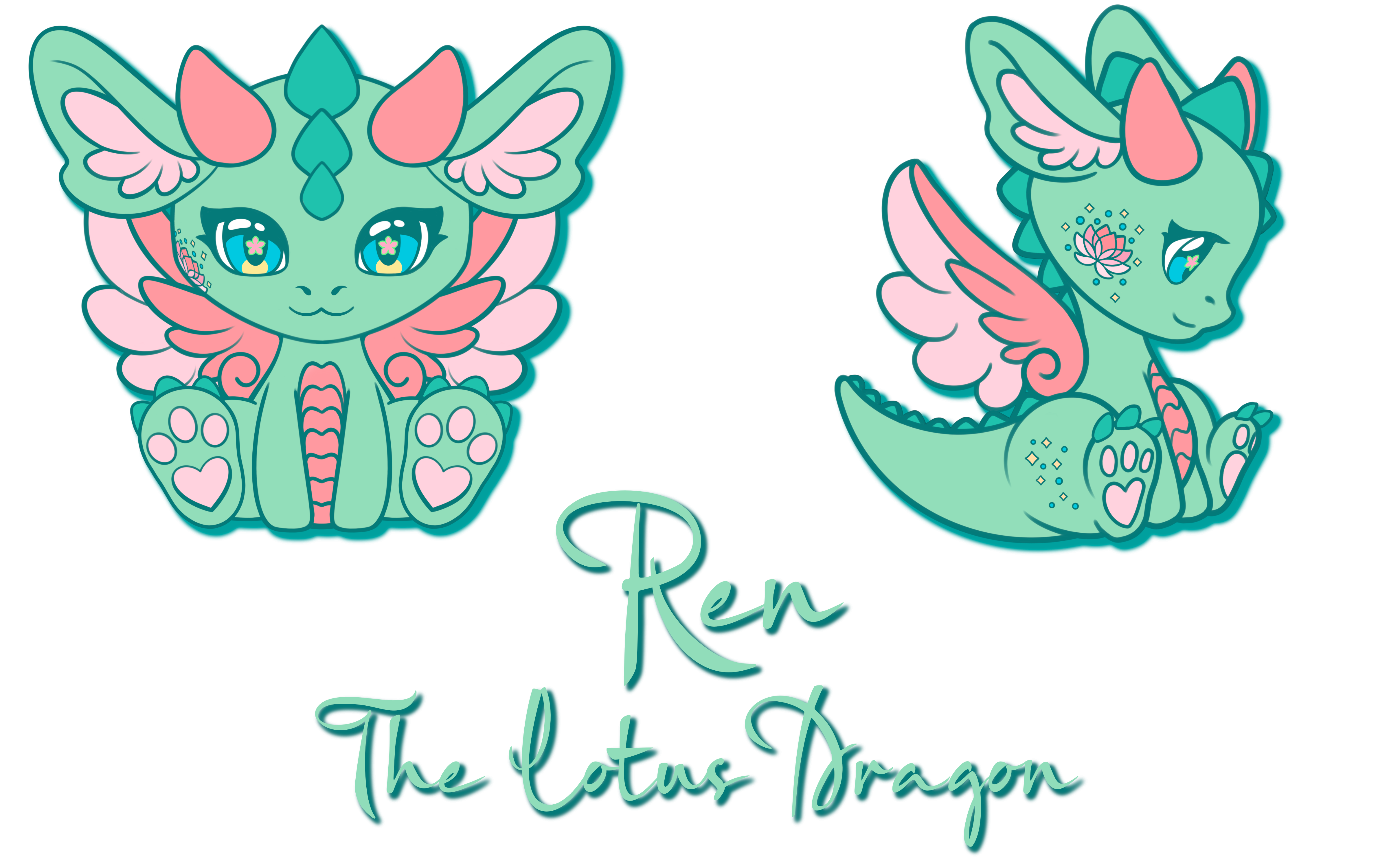 Kawaii Dragon Plushies Project Update: Stretch Goal Designs: Ren and ...