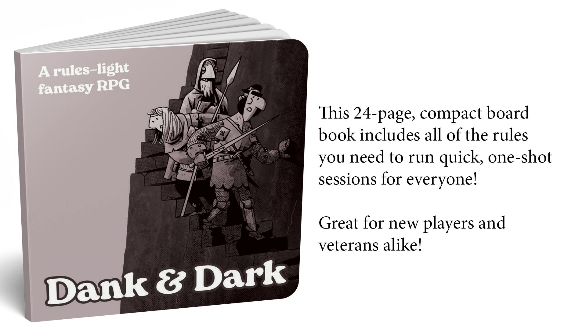 Dank and Dark, the World's Only Board Book Roleplaying Game! Project ...