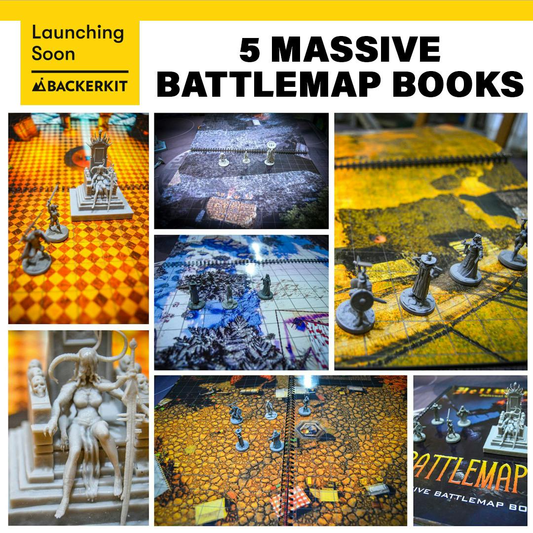 5 Massive Battlemap Books: Cyberpunk, Fantasy & Sci-Fi