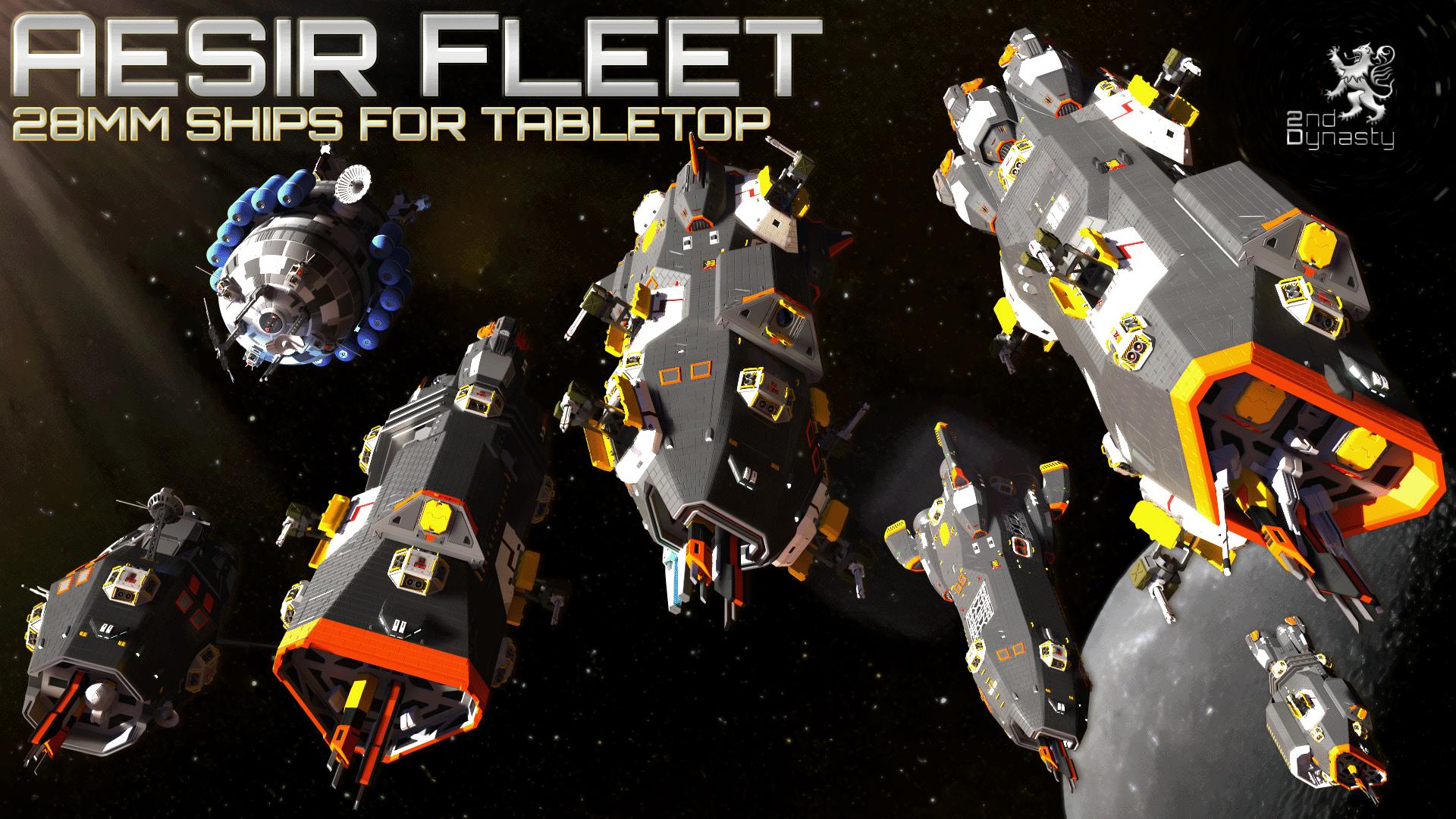 Aesir Fleet: 28mm Ships for your tabletop Project Update: Delivery ...