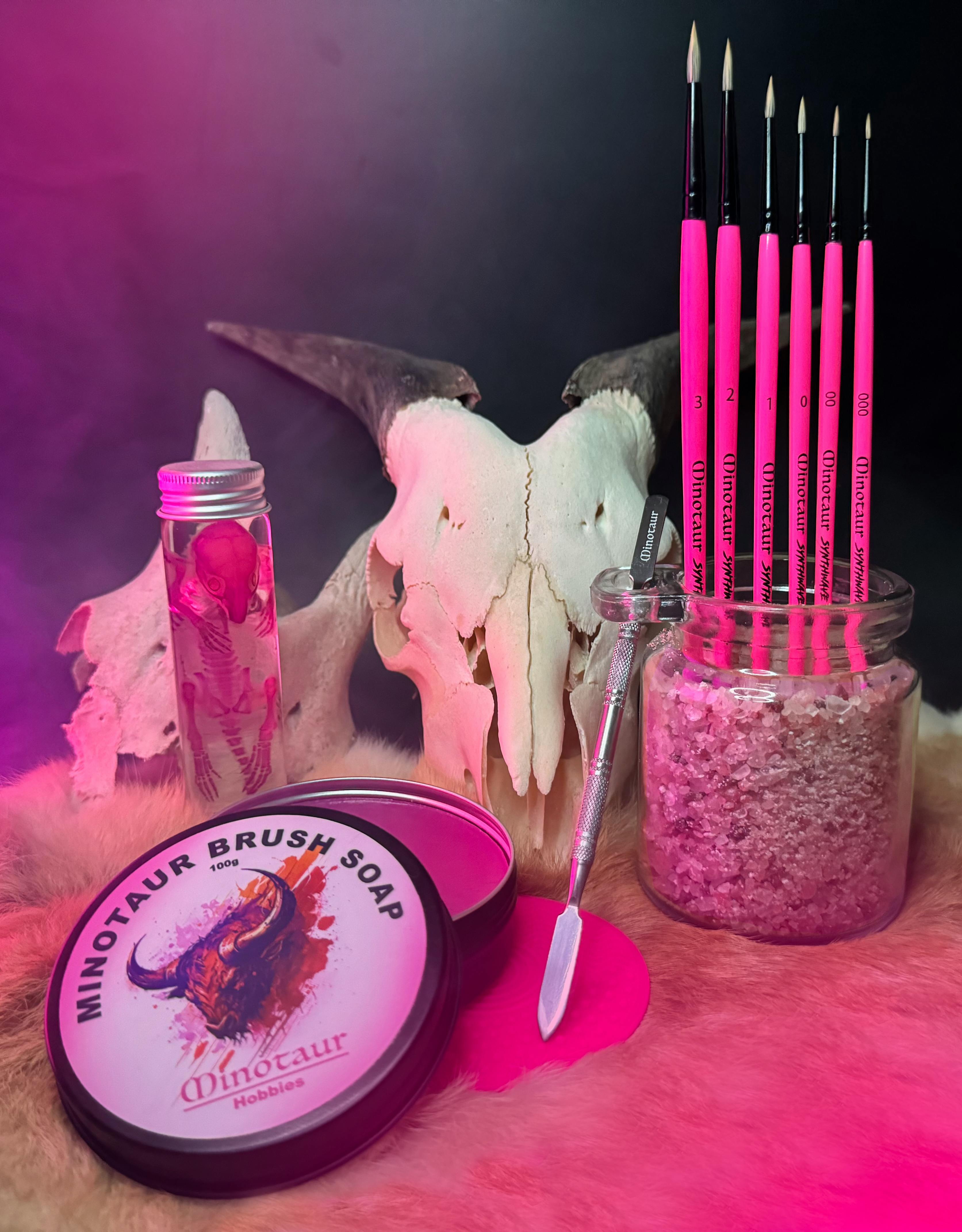 Minotaur Synthwave Brush Set for Miniature Painting - BackerKit