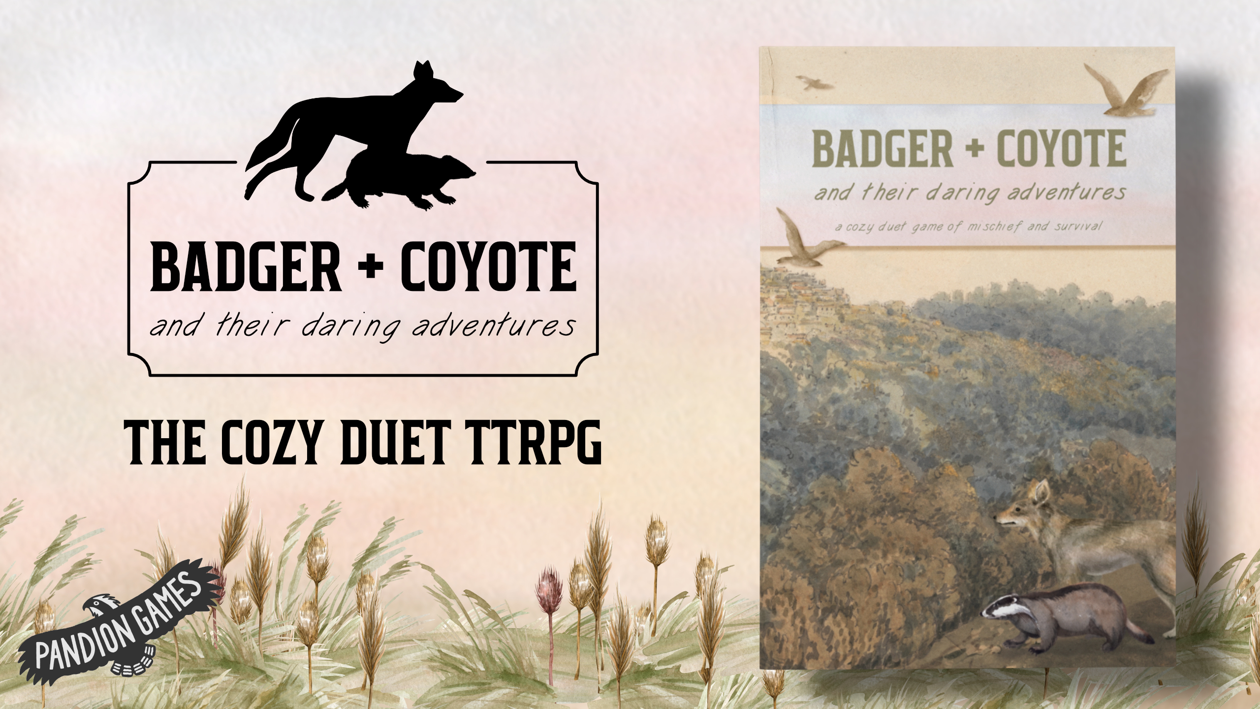 Badger + Coyote and their Daring Adventures: The cozy two-player TTRPG ...