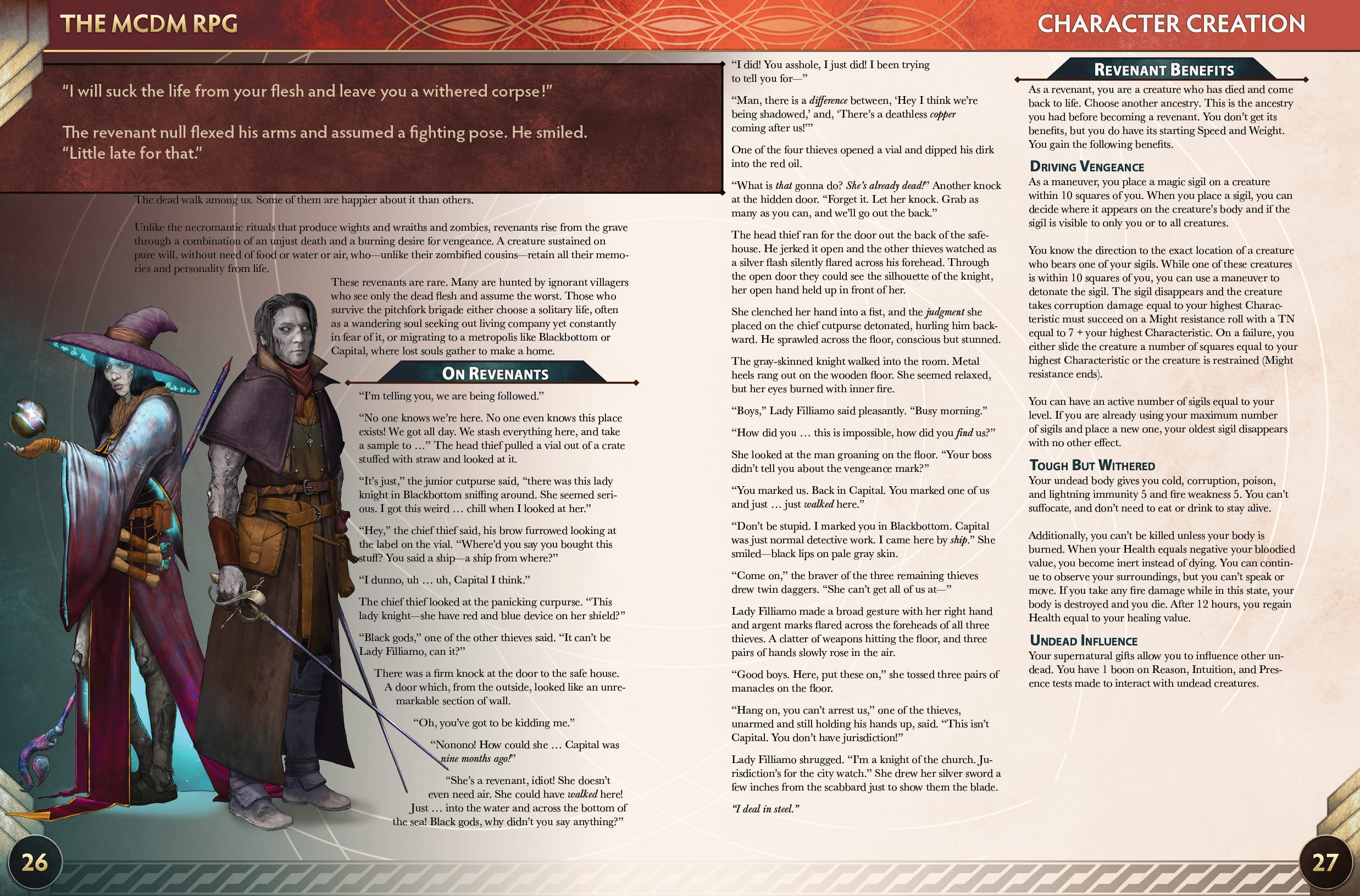 The MCDM RPG: Draw Steel Project Update: Revenant Update - BackerKit