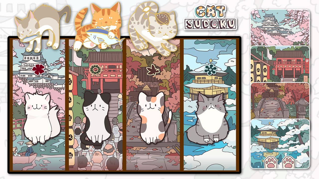 Cat Sudoku Enamel Pins and Playmats - BackerKit