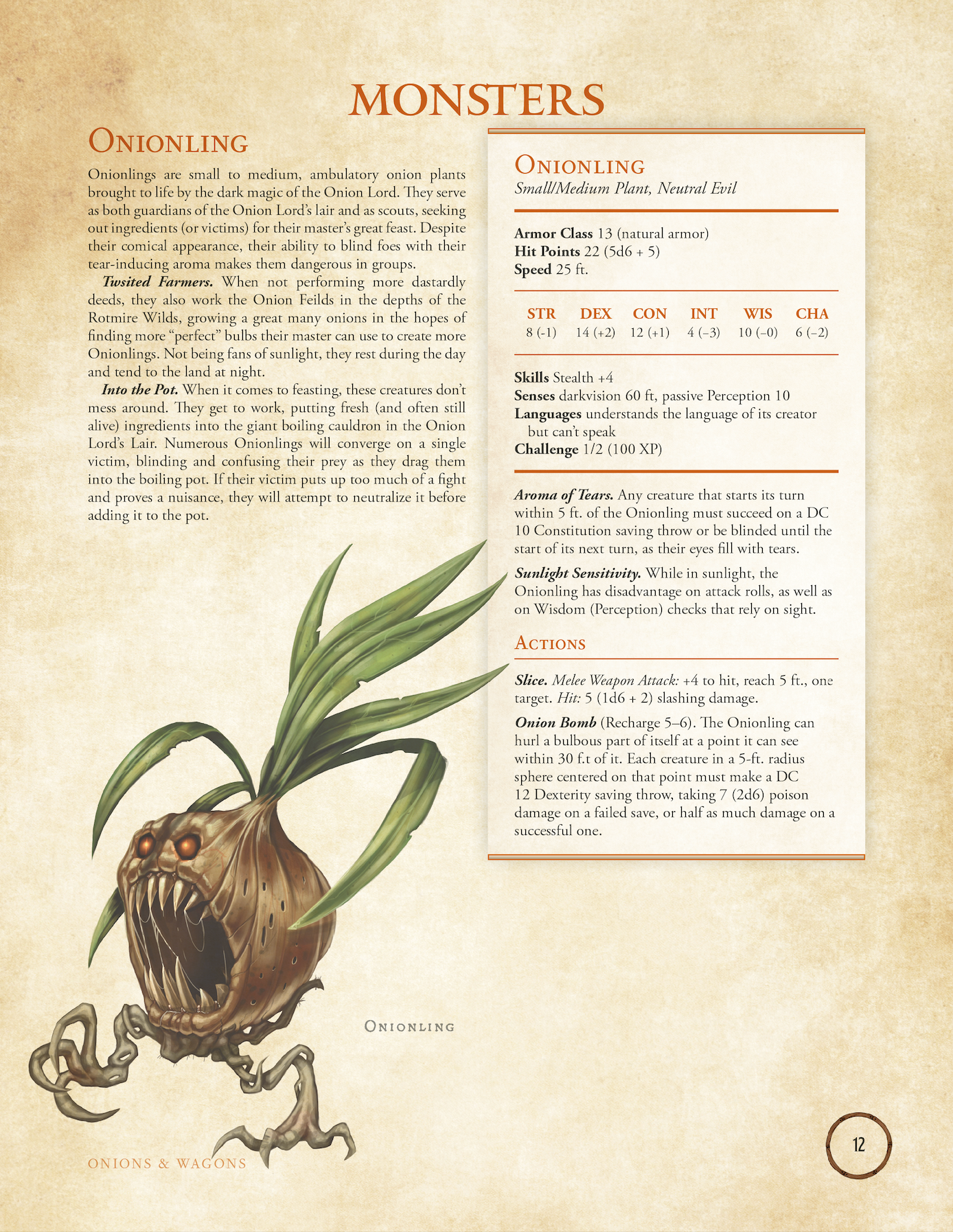Onions & Wagons - Celebrating 50 Years of DnD! Project Update ...