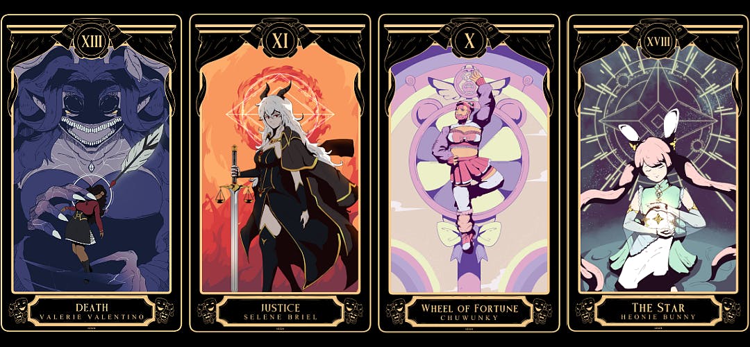 Lights, Camera, Action! A Vtuber Tarot Deck - BackerKit