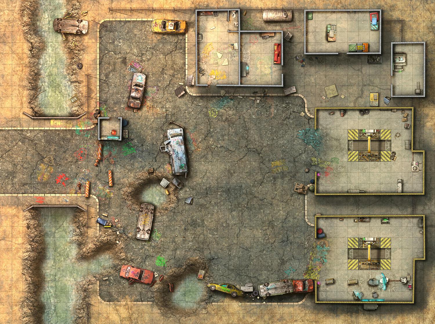 The Cyberpunk Set - Official RPG Battle Maps and MUCH more! Project ...