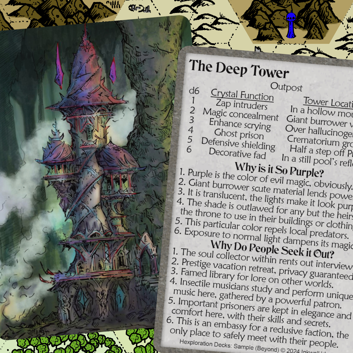 Hexploration Decks & Tiles-- Hexcrawl/Sandbox RPG Support - BackerKit