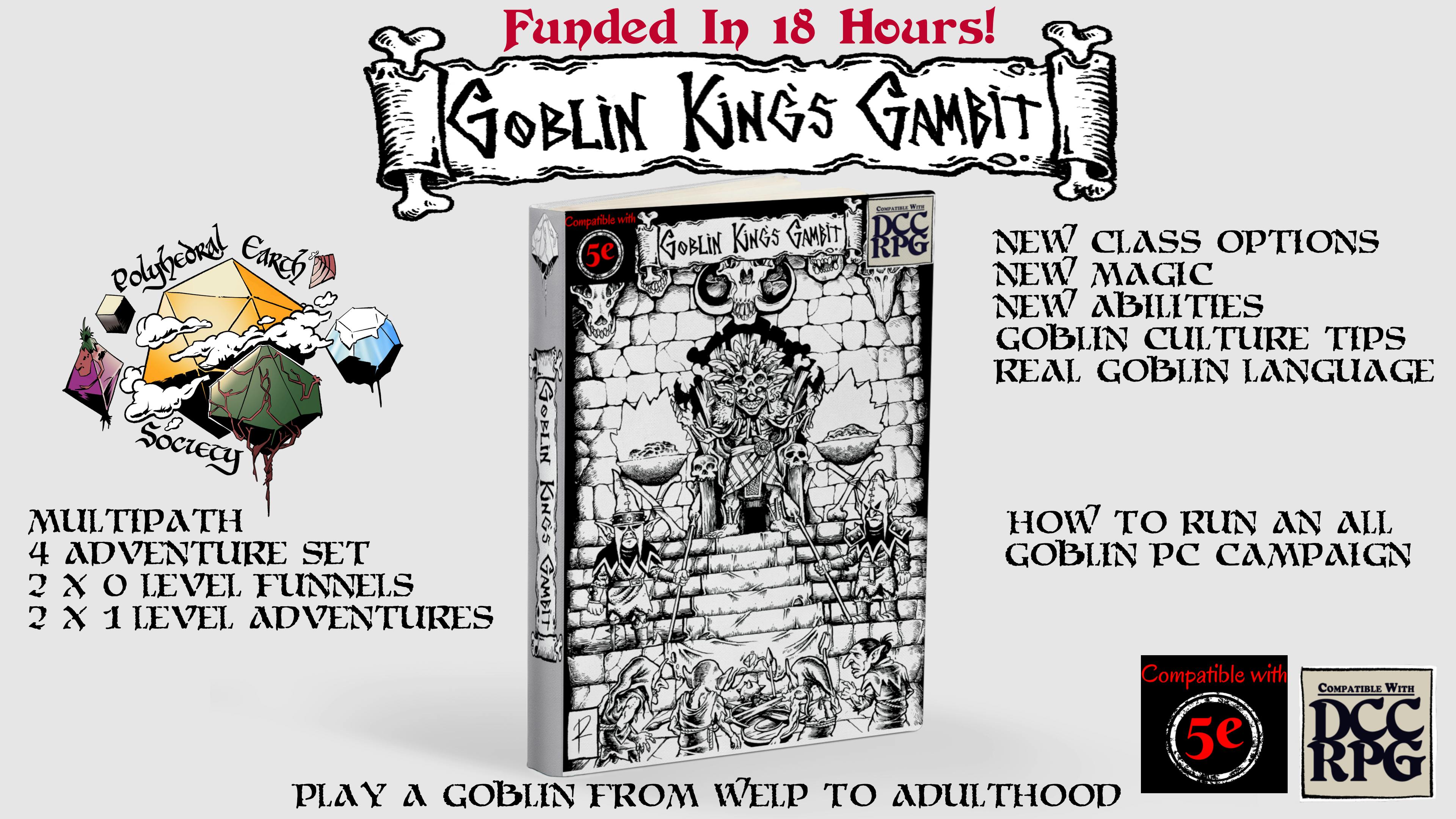 Goblin King's Gambit Project Update: Book Update - BackerKit